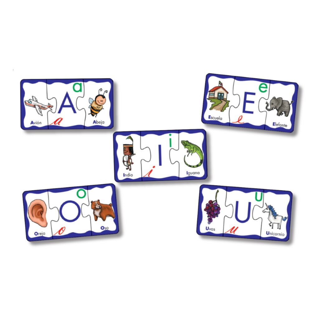 Rompecabezas Las vocales – Mentality